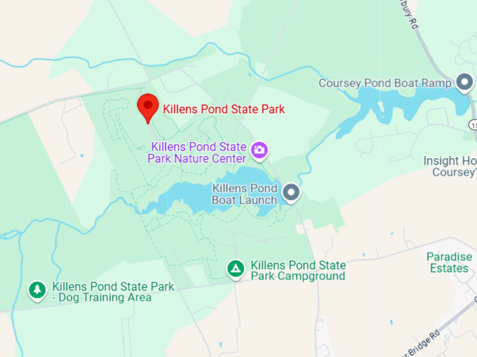 16. killens pond state park map