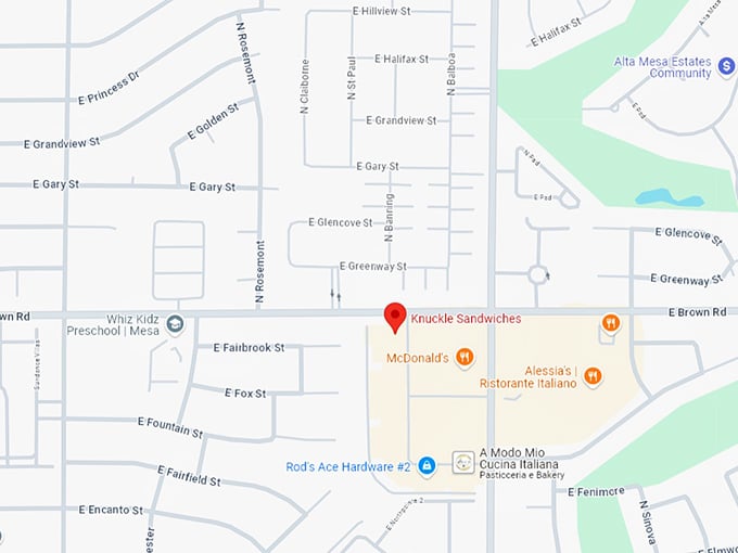 16. knuckle sandwiches map