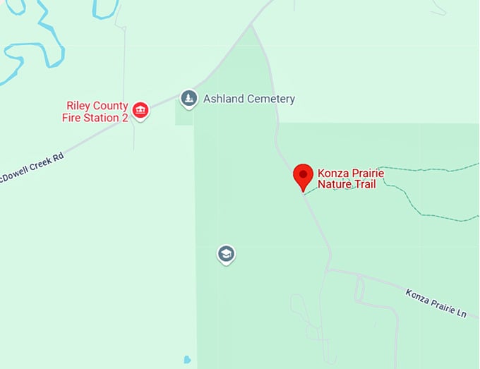 16. konza prairie nature trail map