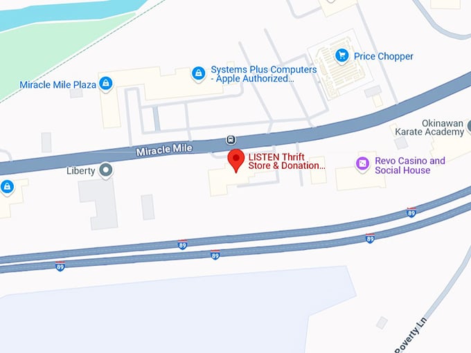 16. listen thrift store & donation center, lebanon map