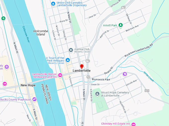 16. lambertville map