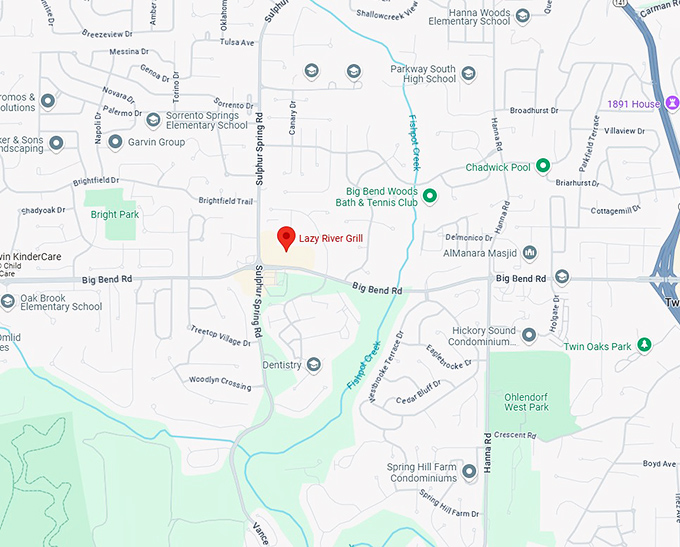 16. lazy river grill map