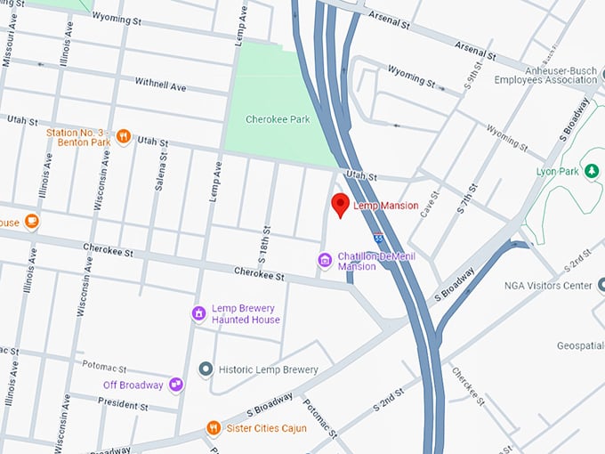 16. lemp mansion map