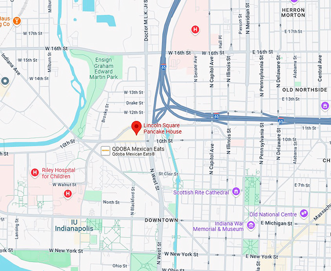 16. lincoln square pancake house map