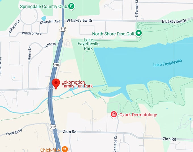 16. lokomotion family fun park map