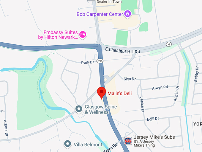 16. malin's deli map