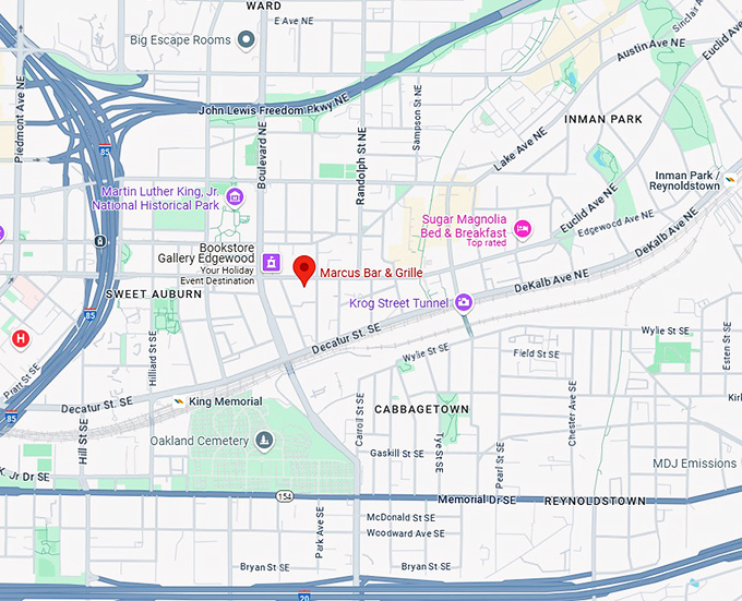 16. marcus bar & grille map