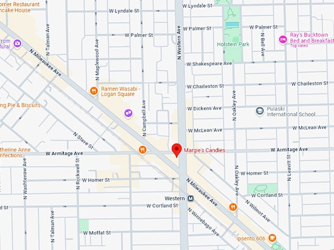 16. margie's candies map