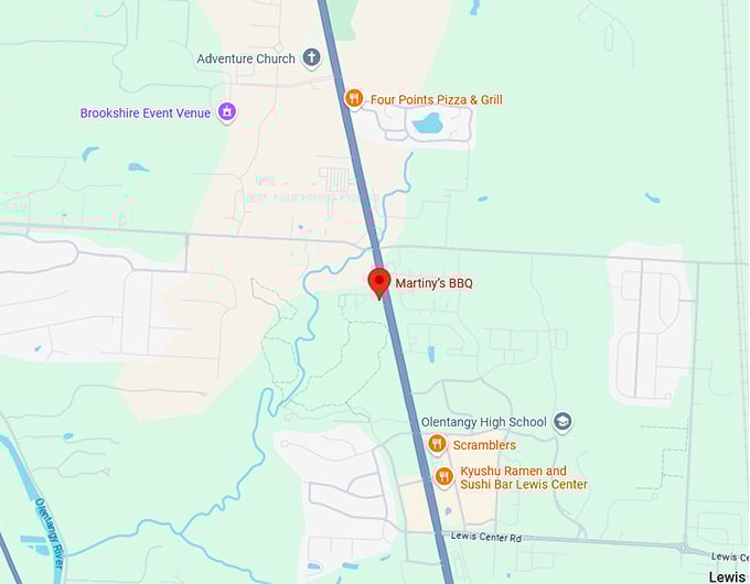 16. martiny's bbq map