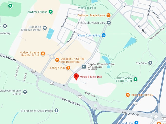 16. mikey & mel's deli map