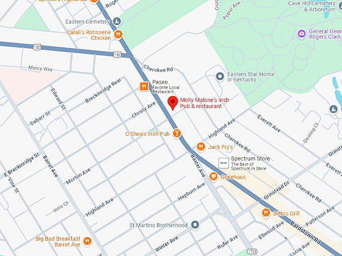 16. molly malone's irish pub & restaurant map