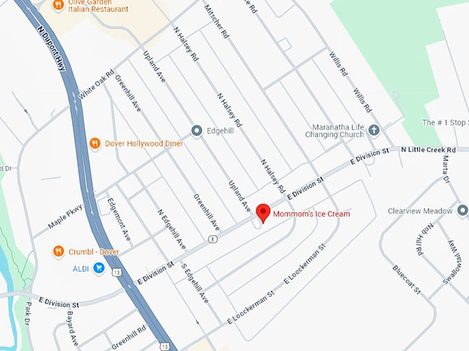 16. mommom's ice cream map