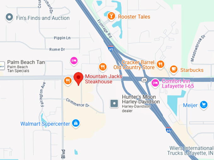 16. mountain jacks steakhouse map