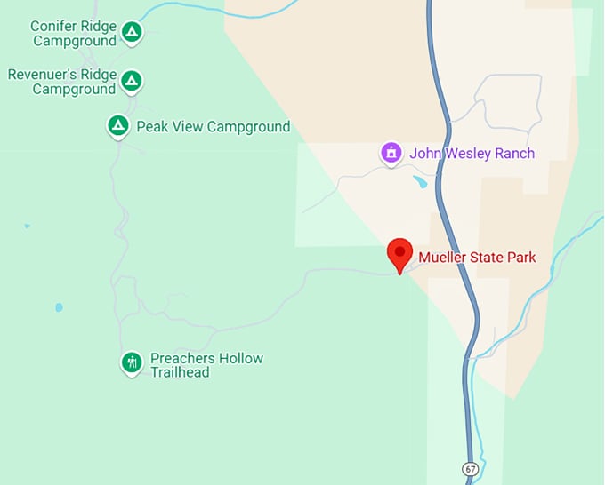 16. mueller state park map