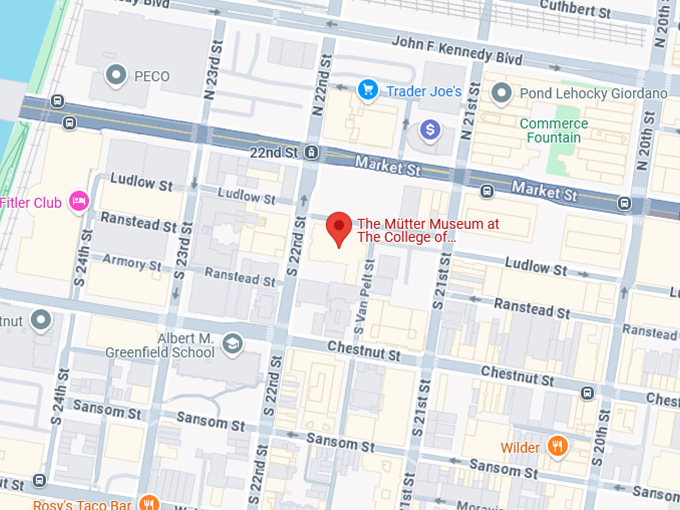 16. m&uuml;tter museum map