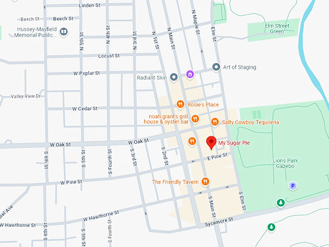 16. my sugar pie map