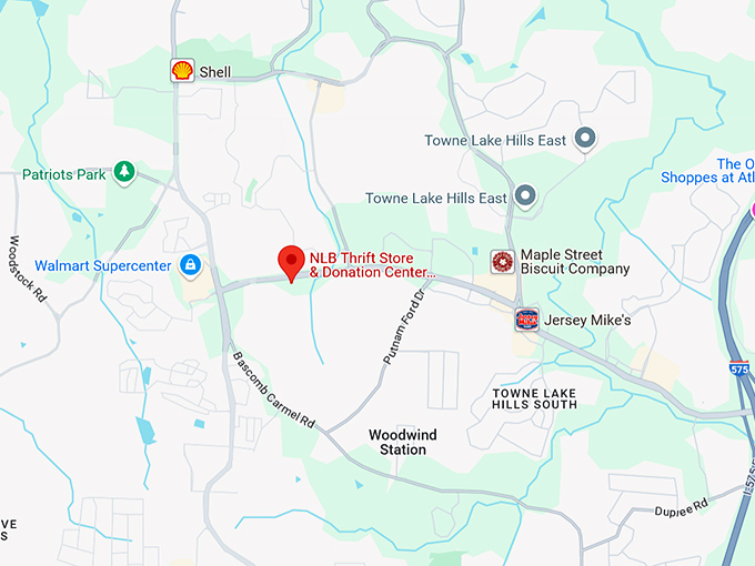 16. nlb thrift store & donation center woodstock map