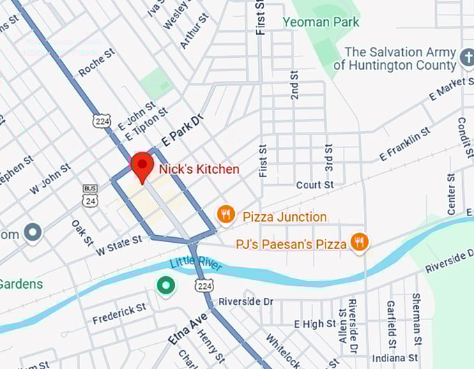 16. nick's kitchen map