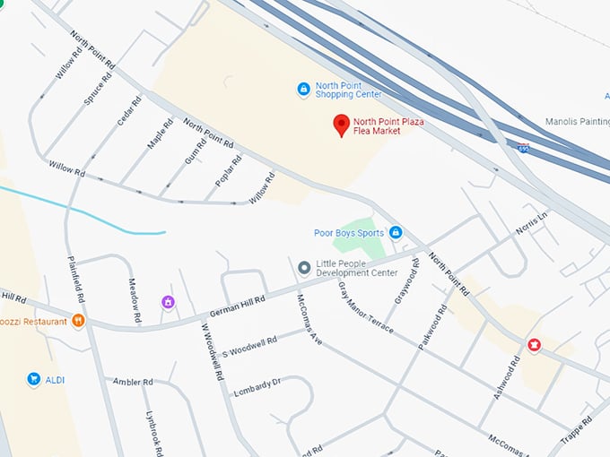 16. north point plaza flea market map