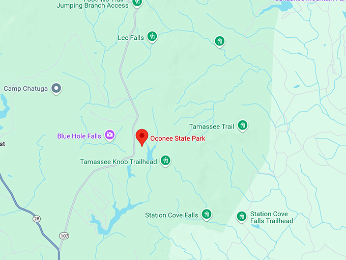 16. oconee state park map