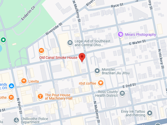 16. old canal smoke house map