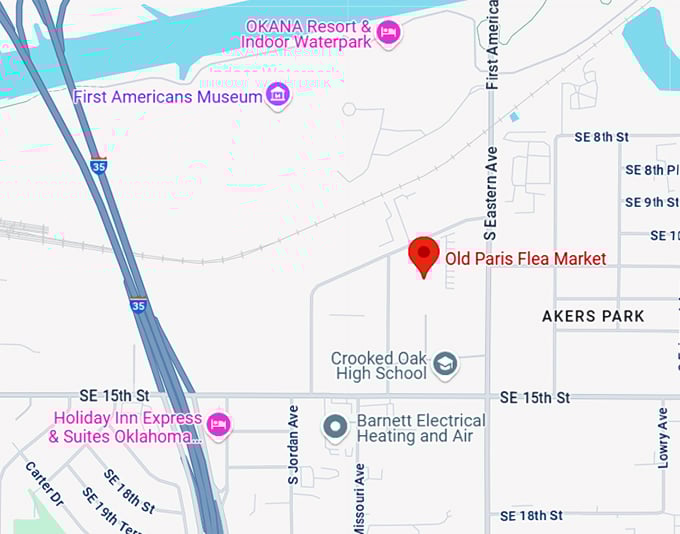 16. old paris flea market map