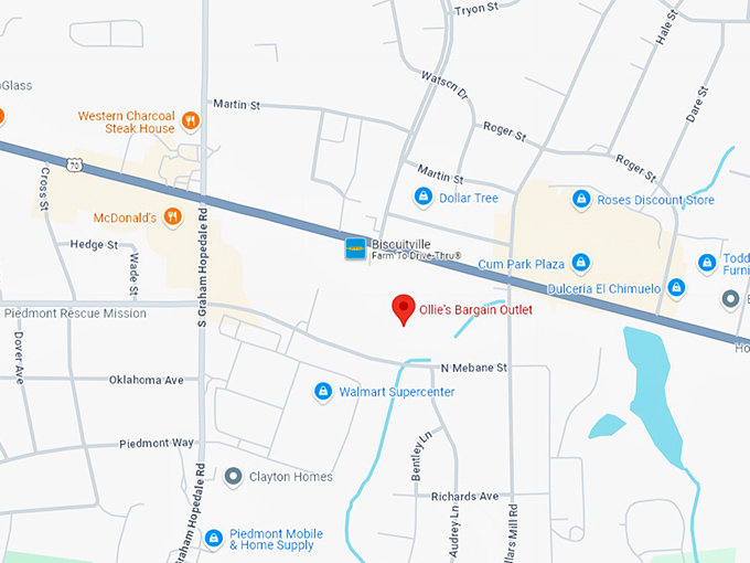 16. ollie's bargain outlet map