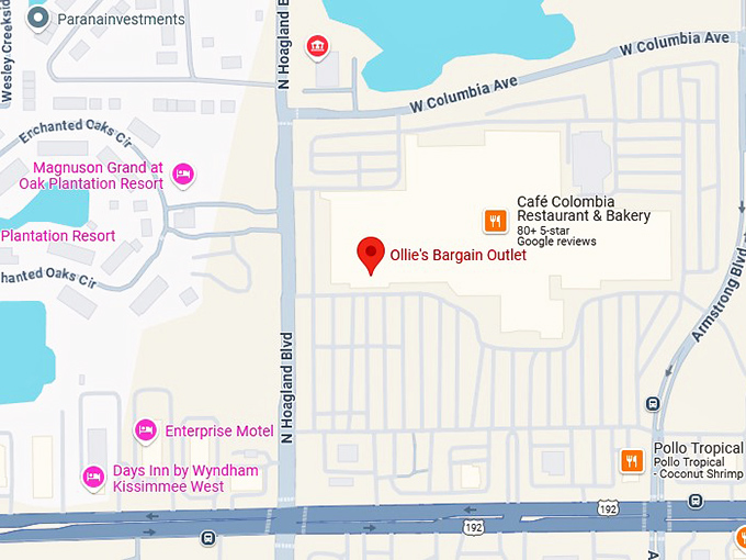 16. ollie's bargain outlet map