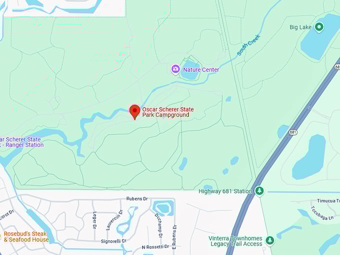 16. oscar scherer state park map