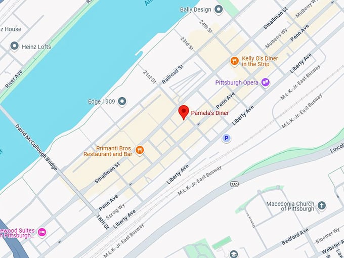 16. pamela's p&g diner (60 21st st) map