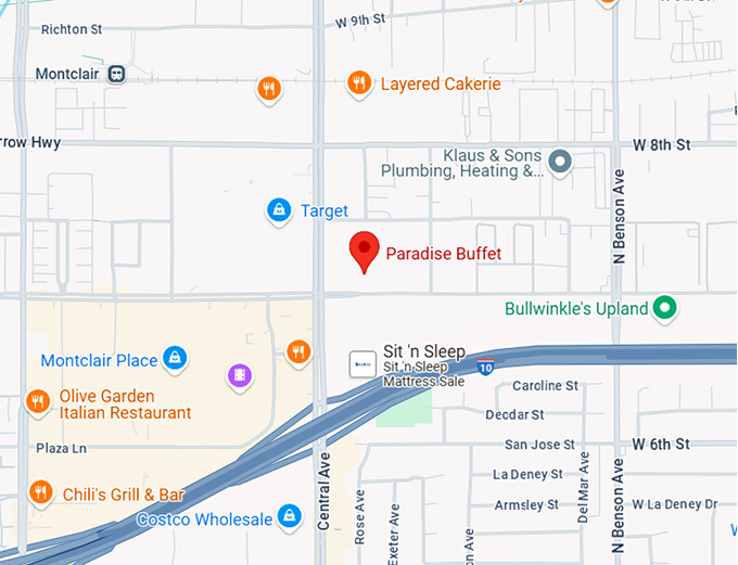 16. paradise buffet map