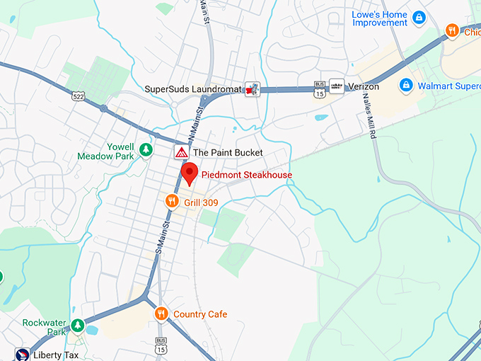 16. piedmont steakhouse map