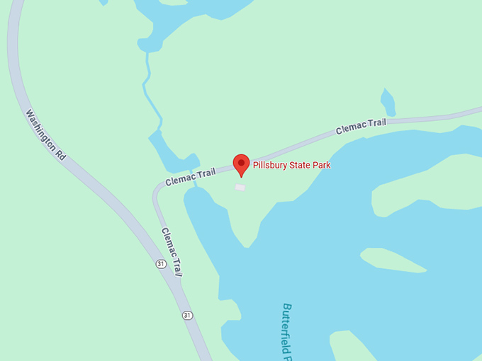 16. pillsbury state park map