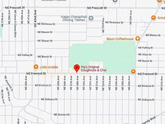 16. pip's original doughnuts map