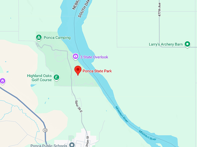 16. ponca state park map