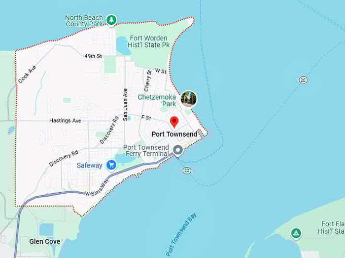 16. port townsend map