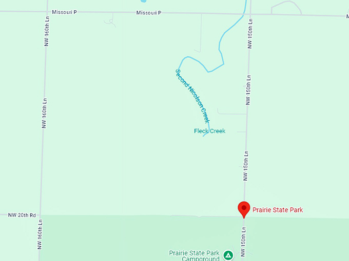 16. prairie state park map