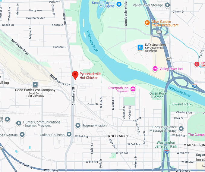 16. pyre nashville hot chicken map