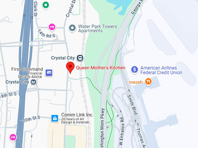 16. queen mother's kitchen map