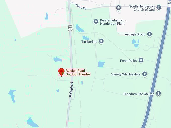 16. raleigh road outdoor theatre map