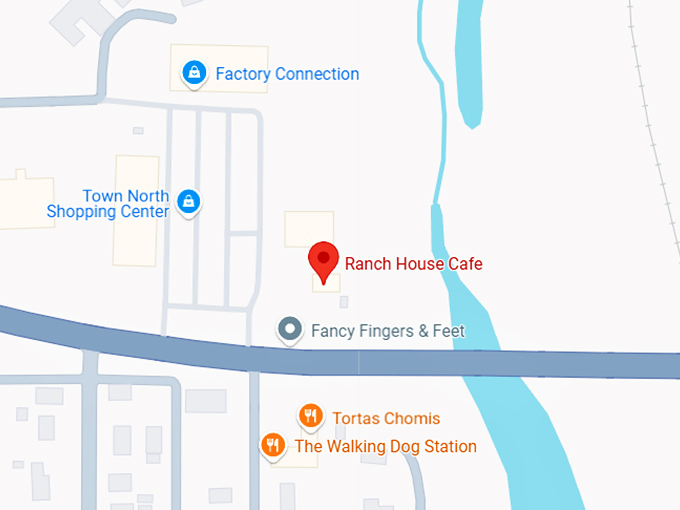 16. ranch house cafe map