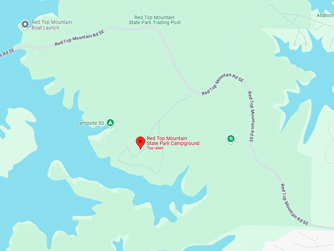 16. red top mountain state park campground