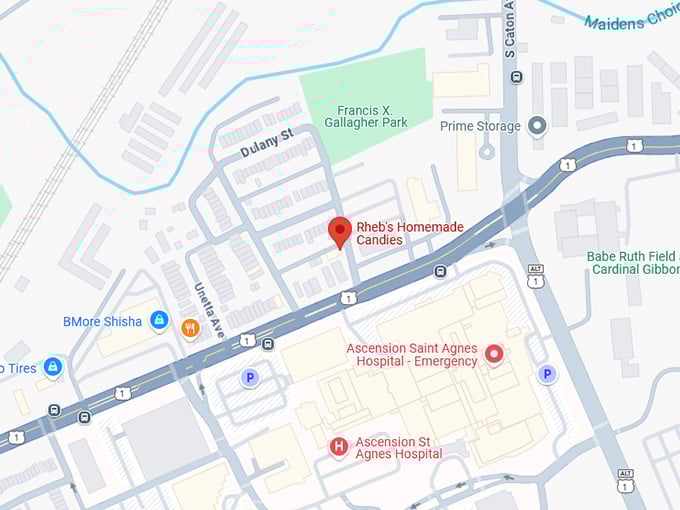 16. rheb's homemade candies map