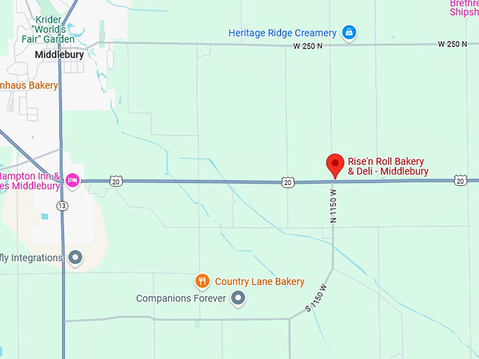 16. rise'n roll bakery map