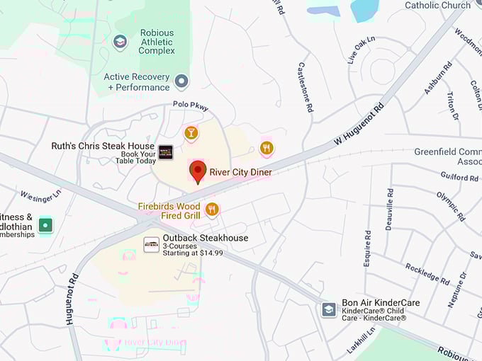 16. river city diner map