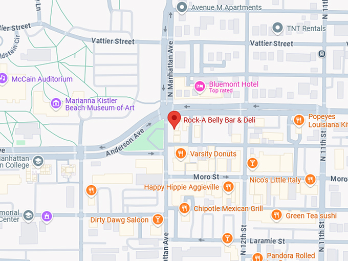 16. rock a belly bar & deli map