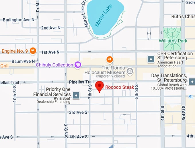 16. rococo steak map