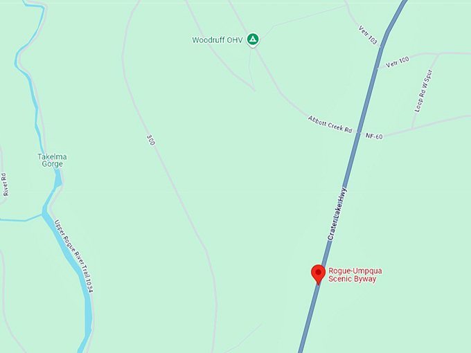 16. rogue umpqua scenic byway map