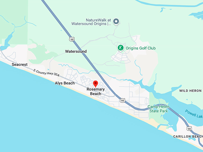 16. rosemary beach map