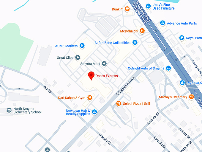 16. roses discount stores map